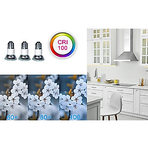 LSE Lighting Pack of 3, E27 50W Bulbs for Zephyr Milano Europa Hoods 75mm