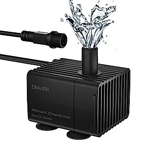 ERAARK Replaced Ultra Quiet 50GPH Water Pump 190 L/H 1W for ERAARK Aquarium Smart Fish Tank