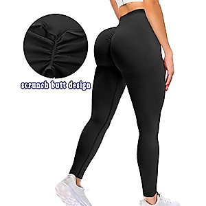 Scrunch Butt Lifting Seamless Leggings for Women Tummy Control High Waisted Vital Yoga Pants Gym Workout Legging Tights