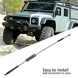 RC Car Antenna, Remote Control Crawler Simulation Antenna for Traxxas -4 RC Vehicle Decoration Parts(290mm / 11.42inch)