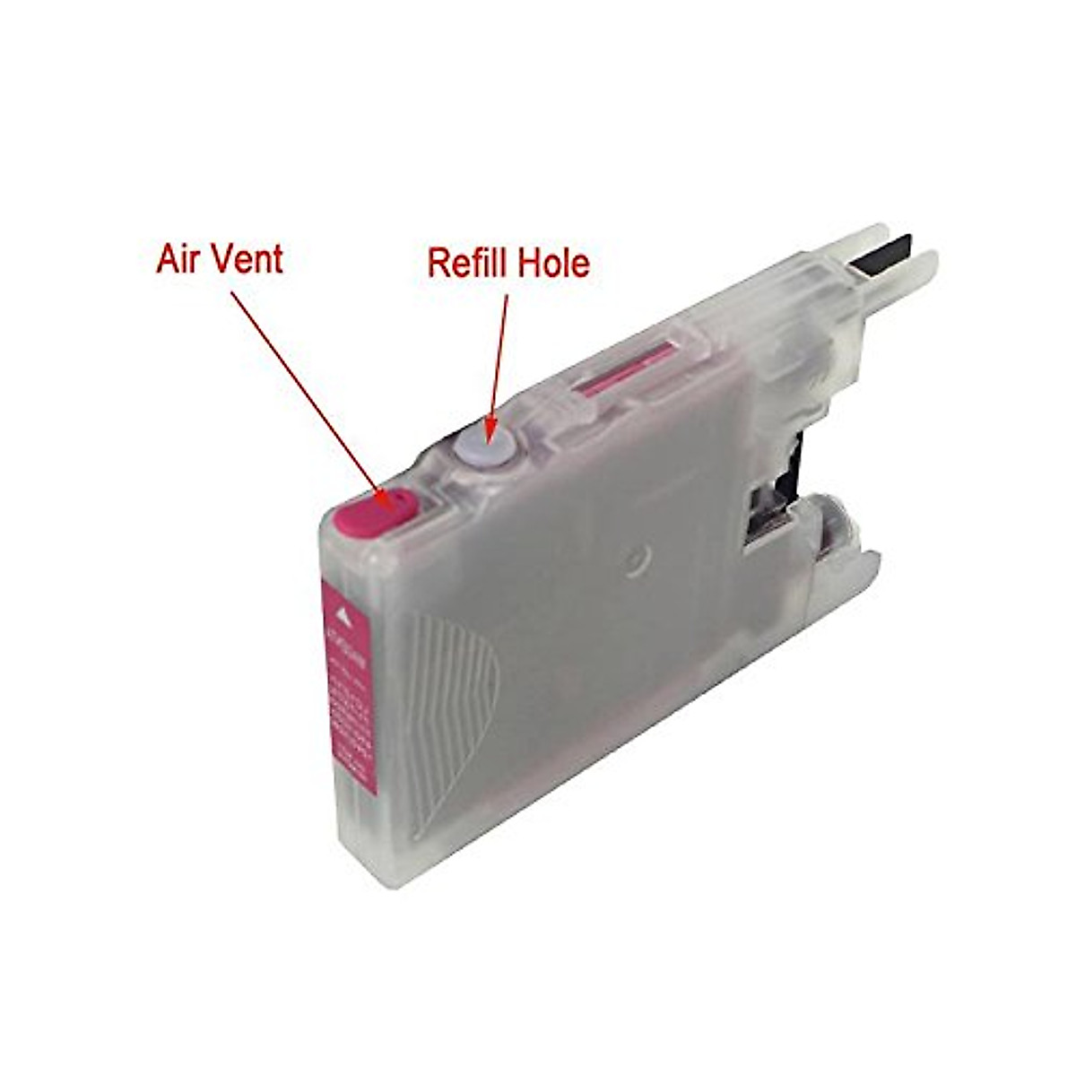 INKUTEN® Pre-filled Refillable Ink Cartridges for Brother LC71 LC75 LC79 cartridges + 400 ml