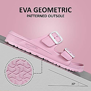 AEROTHOTIC Women’s Arcus Comfort EVA Beach Slide Sandals (Arcus Pink, 9)