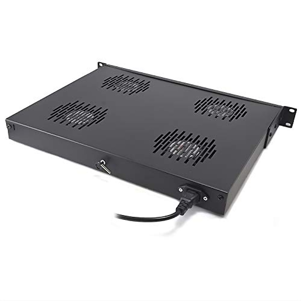 Ares Vision Quad Cooling Fans for 19'' Wide Standard Server Cabinet/Rack MAX Airflow (Quad Fans) Fits Universal Server Racks, Industry Best 7 Year Warranty!