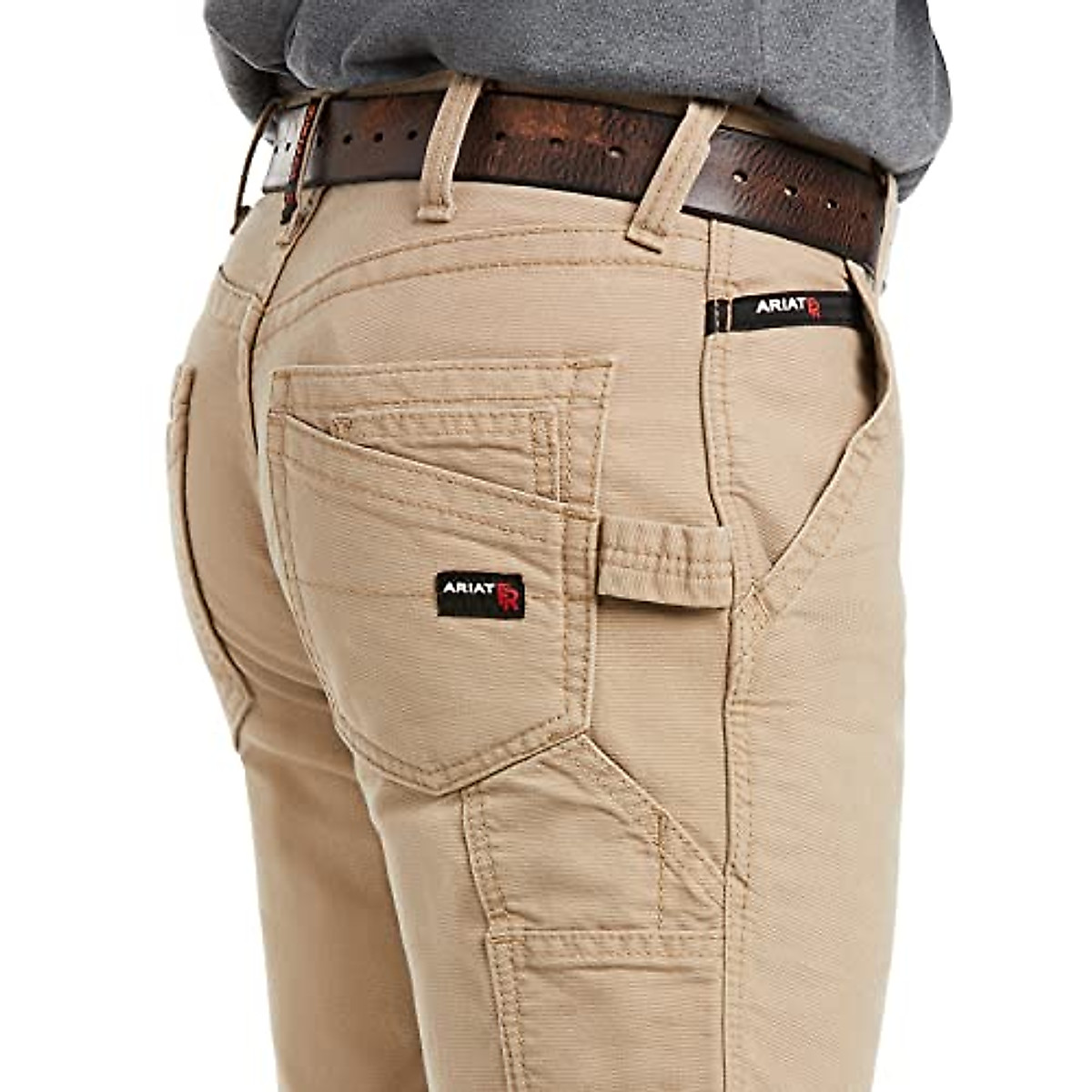 Ariat Male FR M4 Relaxed Workhorse Boot Cut Pant Khaki 50W x 30L