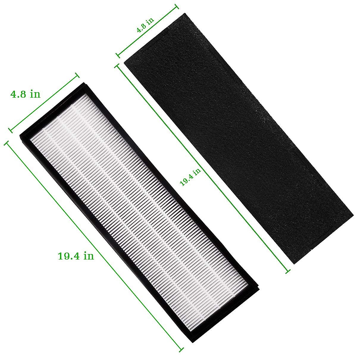 I clean Filter C Replacement Guardian FLT5250PT, Hepa Filter for FLT5000/FLT5111Series Air Purifiers AC5000, AC5000E, AC5350B, AC5300B Series(2 Pcs Hepa Filter C&6 Pcs Carbon Pre Filters