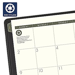 AT-A-GLANCE 2022 Monthly Planner by AT-A-GLANCE, 7" x 8-3/4", Medium, Wirebound, Recycled, Black (70120G05)