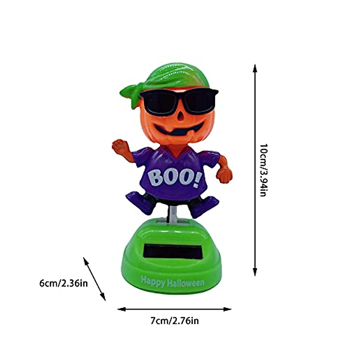 signmeili Solar Car Shaking Head Decoration Car Dashboard Dancing Toy，Desktop Embellishment Car Accessories Dashboard Decorations for Tables, Balconies and Car Interior