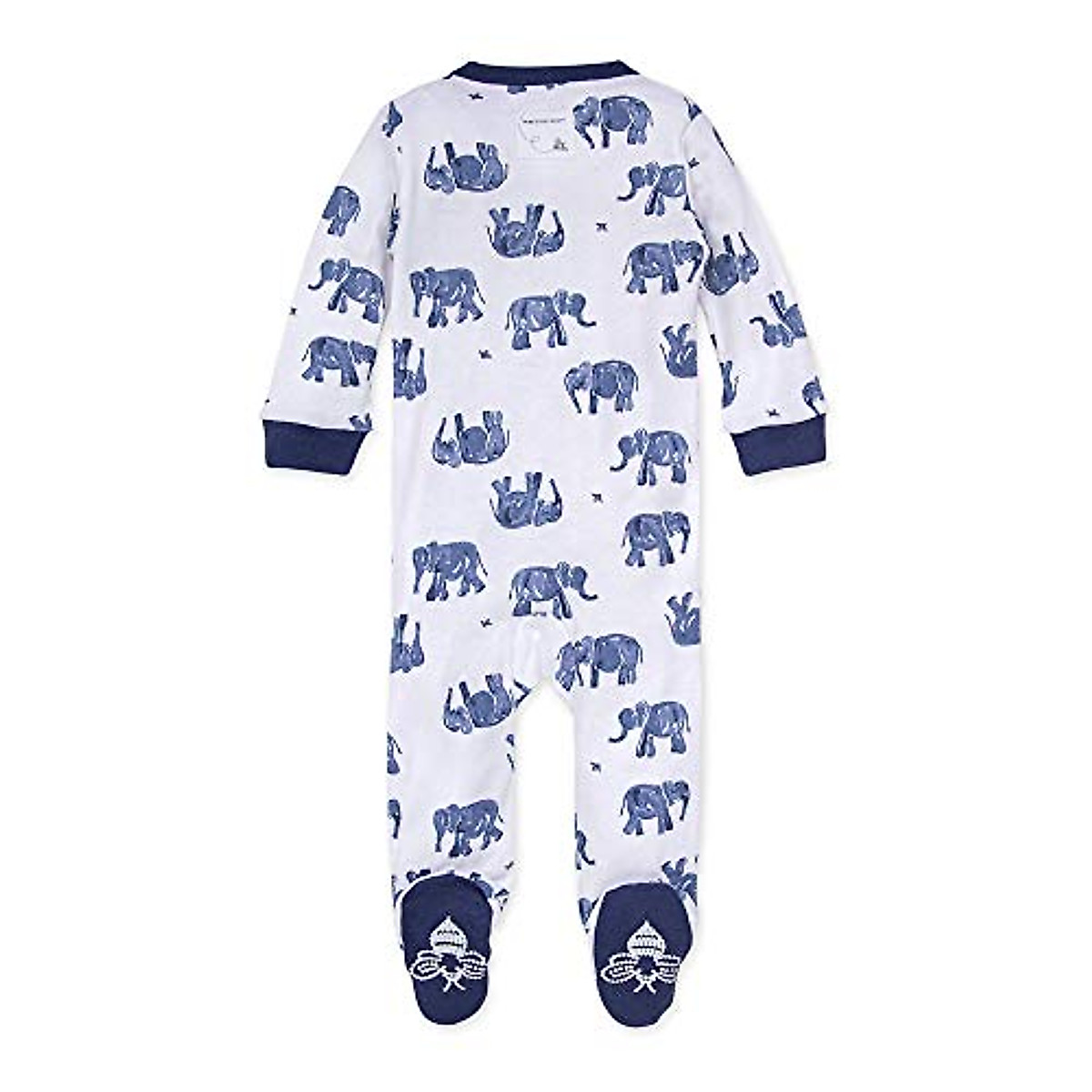Burt's Bees Baby Sleep and Play PJs, 100% Organic Cotton One-Piece Zip Front Romper Jumpsuit Pajamas
