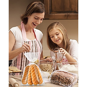 100pcs Cellophane Bags 10x14 Cellophane Wrap Goodie Bags Large Clear Gift Bags Party Favors Bags Clear Treat Bags with Ties Plastic Gift Bags Packaging Bags for Cookie Candy