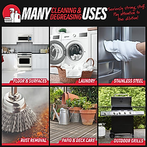 Calyptus 80% Concentrated Vinegar | Max-Performance (20X Power) | Pure Virgin Vinegar | Dynamic-Power | Home, Outdoor, Industrial Cleaner Concentrate | Makes 5 Gallons | USA Made | 32 Ounces