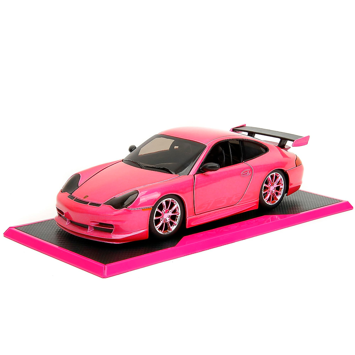 911 GT3 RS Pink Metallic with Pink Wheels Pink Slips Series 1/24 Diecast Model Car by Jada 34847