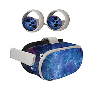 MightySkins Skin Compatible with Oculus Quest 2 - Nebula | Protective, Durable, and Unique Vinyl Decal wrap Cover | Easy to Apply, Remove, and Change Styles | Made in The USA, OCQU2-Nebula