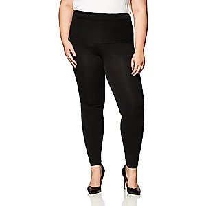 Hue Women's Ultra Tummy Shaping Legging, Black, X-Large