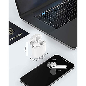 Wireless Earbuds Bluetooth, 5.2 Headphones,Noise Cancellation ,30H Playtime Pop-ups Auto Pairing in-Ear Hi-Fi Stereo Sound Mic IPX7 Waterproof Headset for iPhone/Samsung/iOS/Android