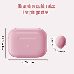 Hliavvei X13 Bluetooth Headset 5.1,Mini Invisible Headset, Bluetooth V5.1,Wireless Headset, Charging Case,Smart Touch,Microphone Talk,Super Battery Life,IPX5 Waterproof, in-Ear,Invisible earplug