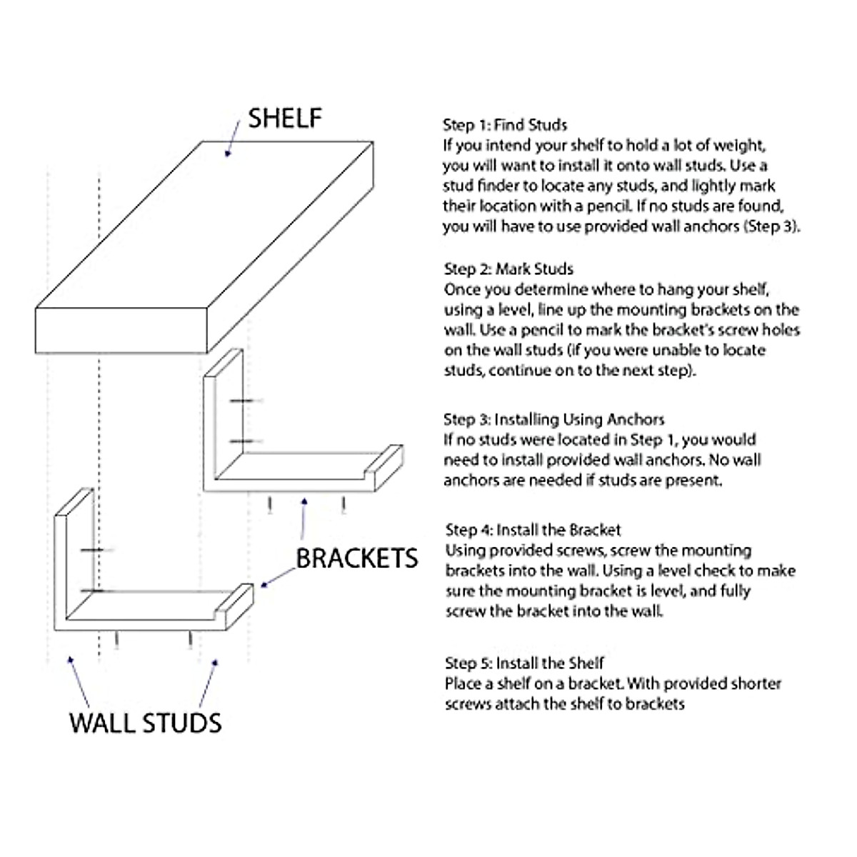 Rustic Shelves with J-Brackets Set of 2, Industrial Shelf, Kitchen Shelves, Solid Wood, Decorative Wall Storage, Heavy Duty, URBANDI (Brown, 24Wx10D)