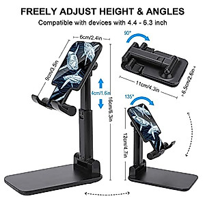 Shark Ocean Cell Phone Stand Foldable Tablet Holder Adjustable Cradle Desktop Accessories for Desk