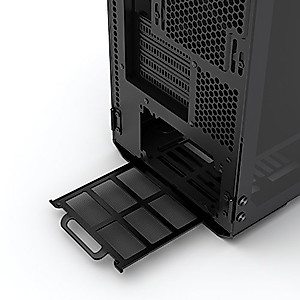 Phanteks (PH-ES314ETG_BK) EVOLV mATX Tempered Glass Edition Aluminum Exterior RGB LED Illumination Micro Tower Case, Satin Black