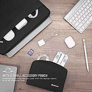 NIDOO 15.6" Laptop Sleeve Case Bag & Accessory Bag for 15.6" IdeaPad 3i / 15.6" Legion Slim 7 Gen 6/15.6" ThinkPad T15 T15g P15s E15 L15 Gen 2/16.1" Acer Swift 3/16" Legion 7i Gen 6, Dark Grey