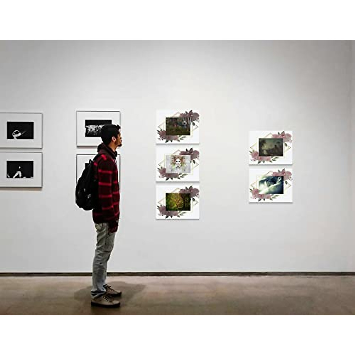 Frame Amo 4x6 White Mat for Picture Frame, Bevel Cut 2.5x4.5 Opening for 3x5 Photo, White Core, 10-Pack