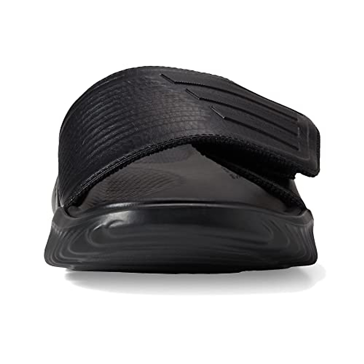 adidas Unisex Alphabounce 2.0 Slides Sandal, Black/Black/Black, 12 US Women