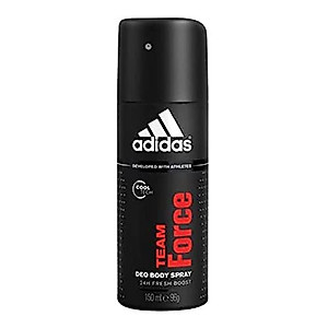 Adidas Team Force Fresh Boost Deo Body Spray for Men, 5 Ounce