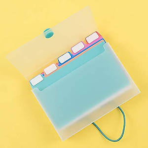 Yoobi Index Card Organization Set - 4 Pack - 3x5 Index Cards with Colorful Tab Dividers in Index Card Cases - 100 Cards Per Box, College Ruled Index Cards, Index Card Dividers Sticker Labels - 4 Pack