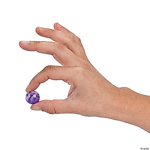 Fun Express Neon Marbleized Bouncy Balls - Bulk Set of 48 Small bouncey Balls