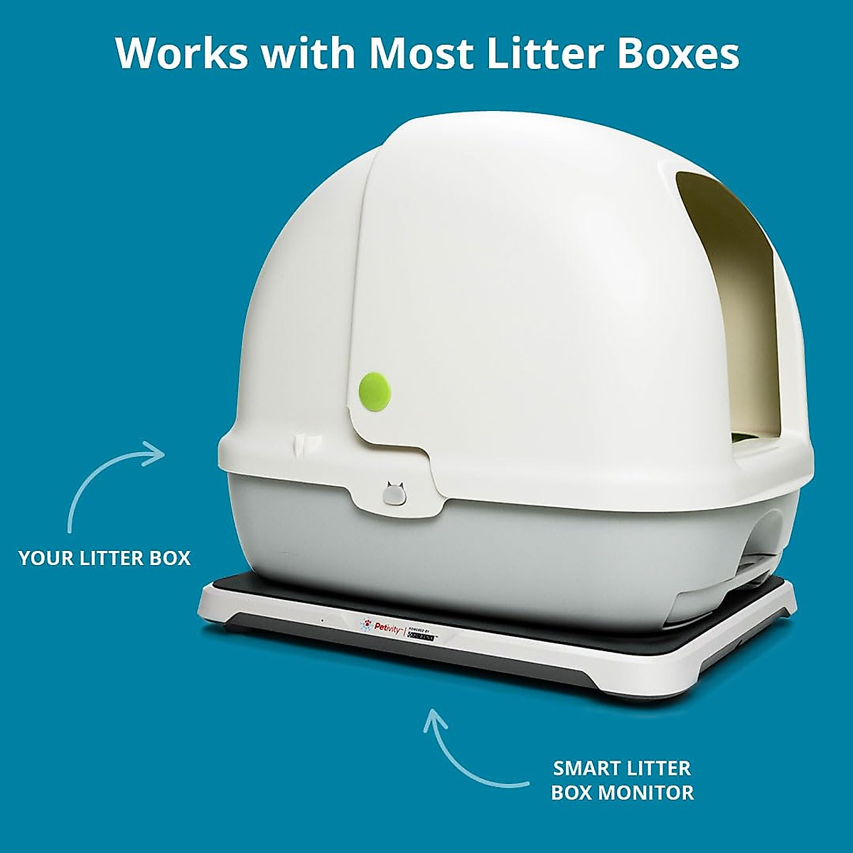 Petivity Smart Litterbox Health Monitoring System for Cat Health