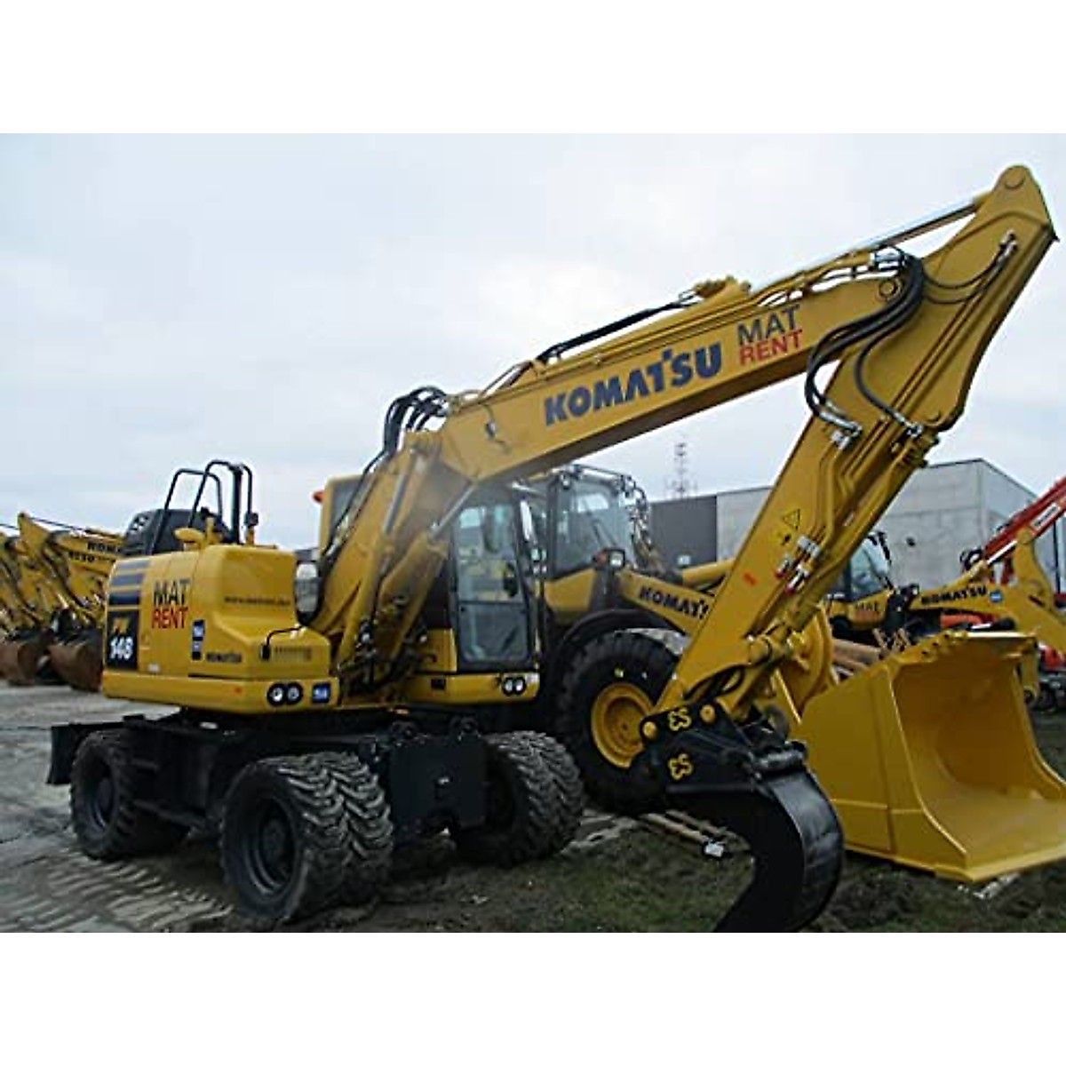 Keyman OEM Style Replacement Heavy Construction Equipment 12 Ignition Key Set made to fit Cat JD Komatsu Case JCB Volvo Hyster Sany OEM Style