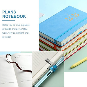 Zerodeko 2023 Calendar Notebook 365 Day Journal Notepad Schedule Book Daily Weekly Appointment Book Time Management Manual Planner