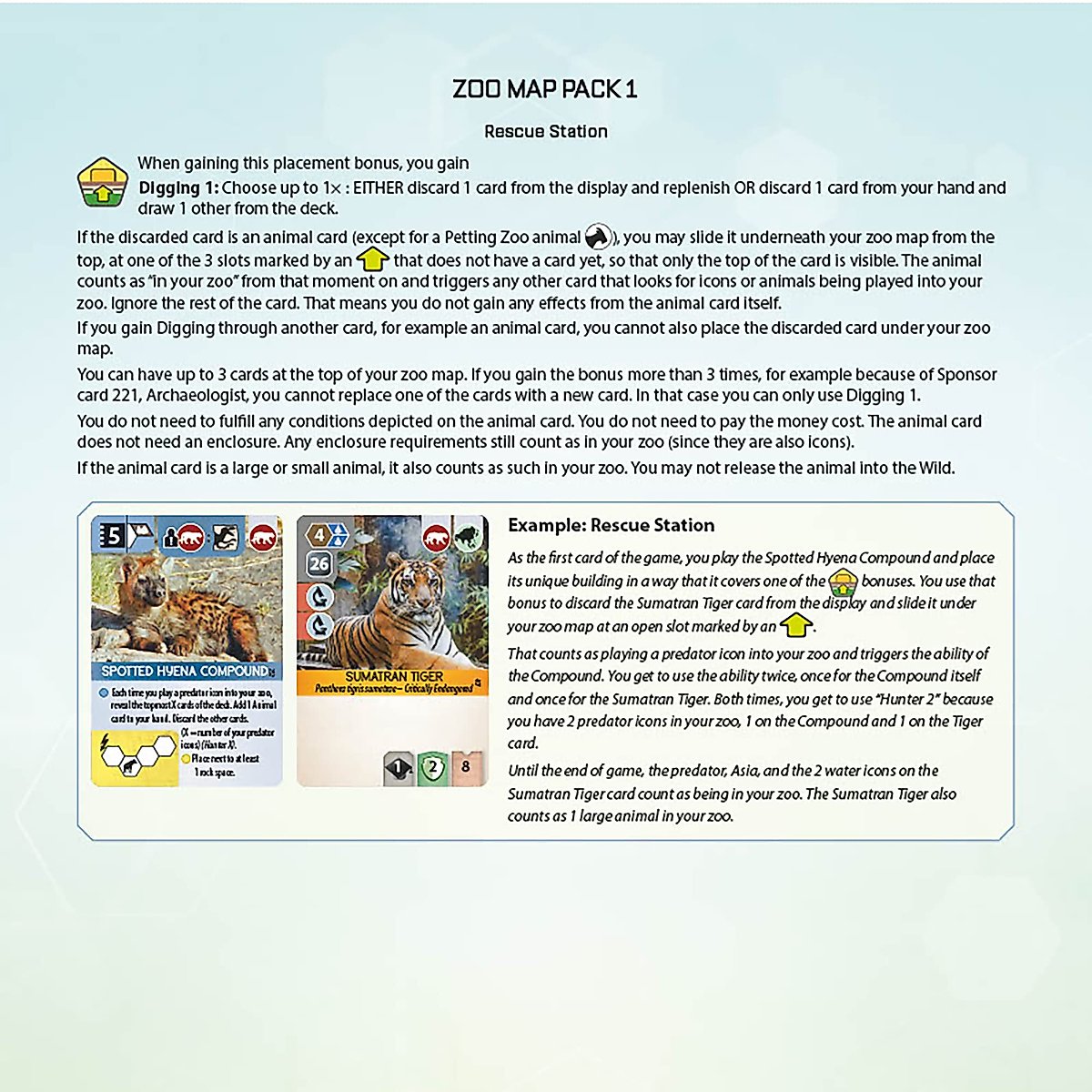 Capstone Games Ark Nova: Zoo Map Pack 1 - Game Accessory Pack, Expand Your Collection, All New Mechanics and Layouts to Explore
