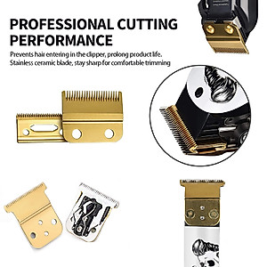 COSYONALL Hair Clippers Men, Beard Trimmer Professional Cordless Electric Shaver Machine 6000RPM Grooming Haircut Kit Ceramic Blade 2000mAh/1200mAh Rechargeable Battery for Adult Child Pet