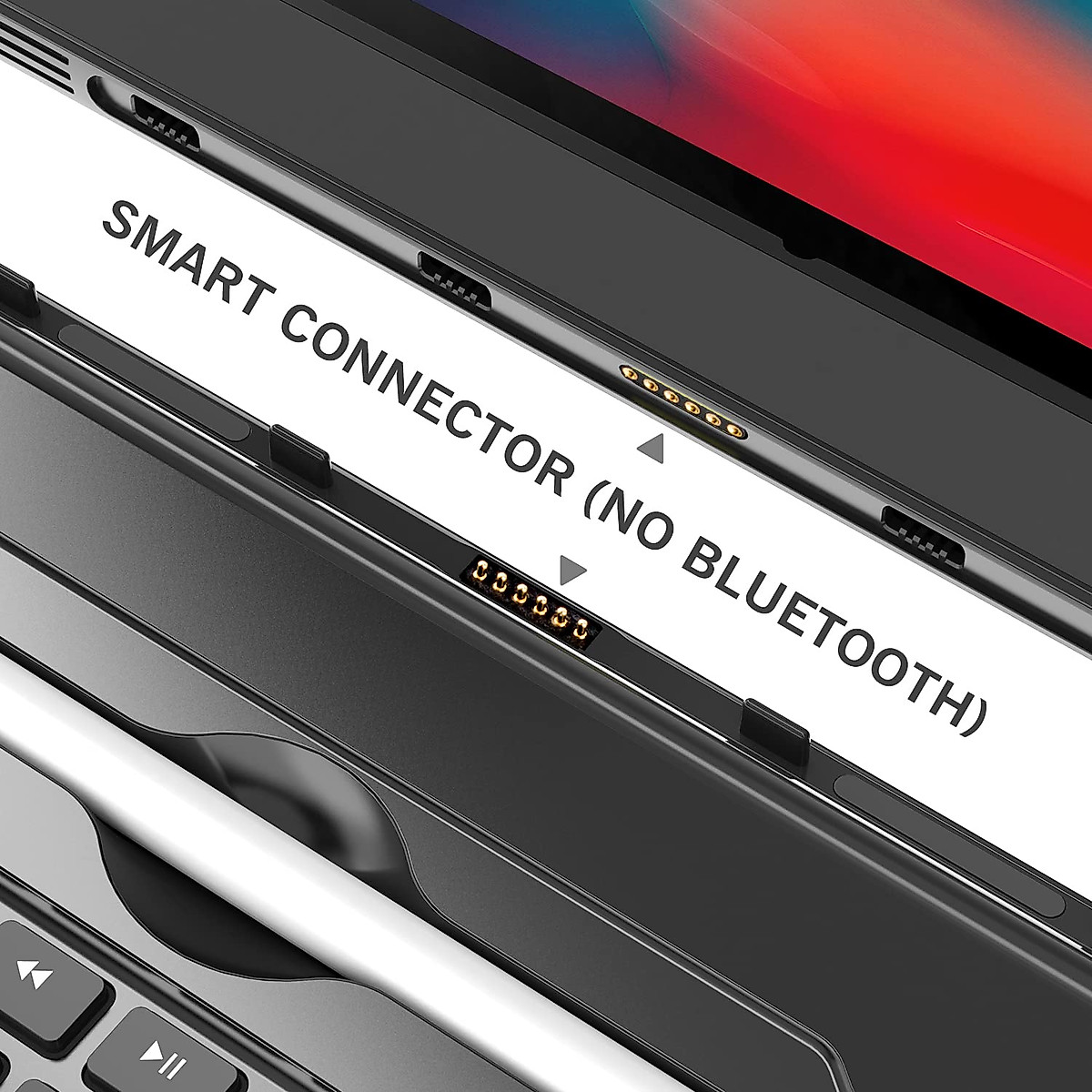 CHESONA for iPad Pro 11 Case with Keyboard, Air 5th Generation Case with Keyboard 10.9-inch, 5-in-1 Typc-C & USB Hub, 7 Color Backlit - Smart Keyboard for iPad Pro 11 Inch, Air 5th, Air 4th, Black