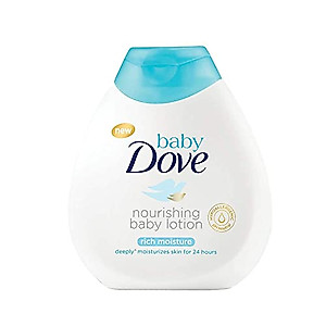 Dove Baby Sensitive Moisture Nourishing Baby Lotion, Fragrance Free - 6.76 Fl Oz / 200 mL x Pack of 3