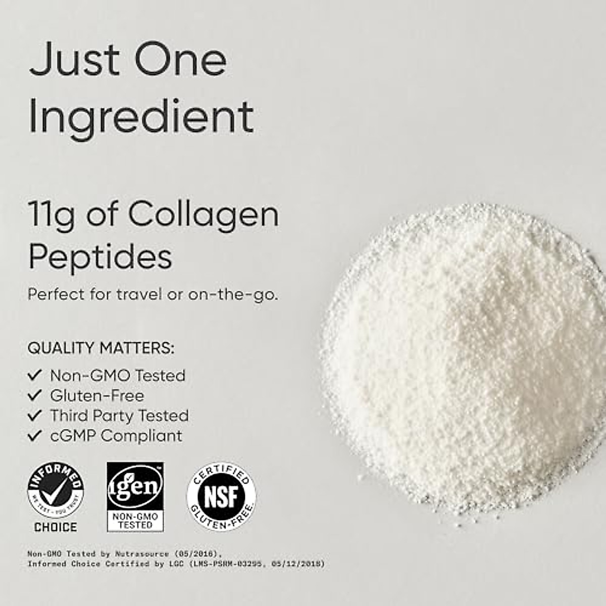 Sports Research® Collagen Peptides Packets (20 Count) - Hydrolyzed Type 1 & 3 Collagen Powder Protein Supplement for Healthy Skin, Nails, & Joints - Non-GMO & Gluten Free