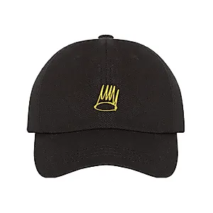 Born a Sinner Baseball Cap - Dad Hat - Sinner Crown Hats (Black)