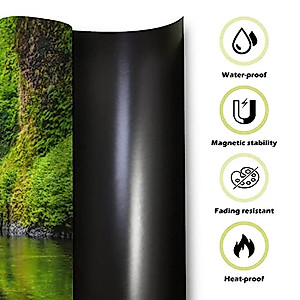 Dishwasher Magnet Cover Punchbowl Falls Columbia River Gorge Scenic Area Eagle Creek Magnetic Refrigerator Stickers Decorative Appliance Cover Fridge Panels Metal Door Garage 23x26in