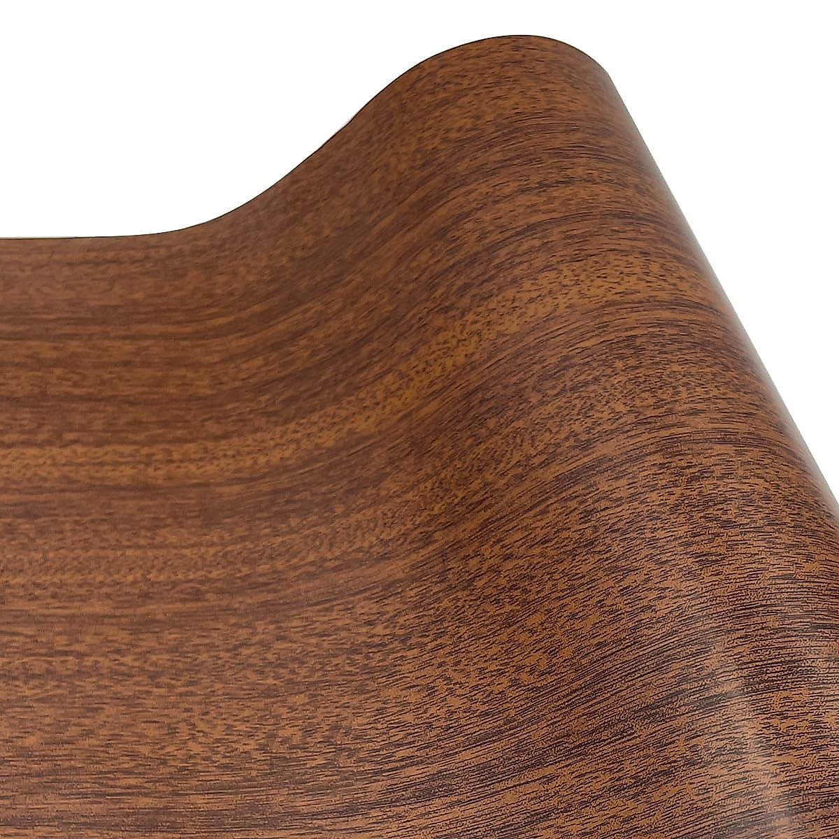 Yifely Minimalist Brown Wood Grain Furniture Paper Self Adhesive Shelf Liner Nightstand Door Sticker 17.7 Inch by 9.8 Feet