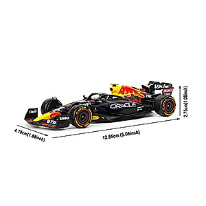 HTLNUZD Bburago 1:43 2022 F1 Champion Racing RB18 #11 F1 Formula Sergio Perez 1/43 NO.11 Diecast Alloy Collectible Toy Car Model (Standard Version RB18# 11)