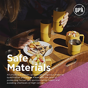 Klean Kanteen Rise 26oz Tumbler - Stainless Steel with Flip Lid - Old Gold