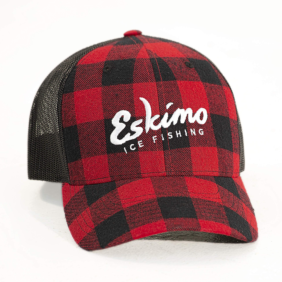 Eskimo Buffalo Plaid Trucker Cap, Buffalo Plaid, One Size