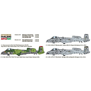 Italeri 1376 1: 72 A-10 Gulf War