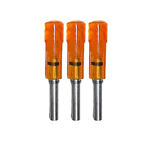 Lumenok Gold Tip Flat Bolt End (3-Pack), HD Orange