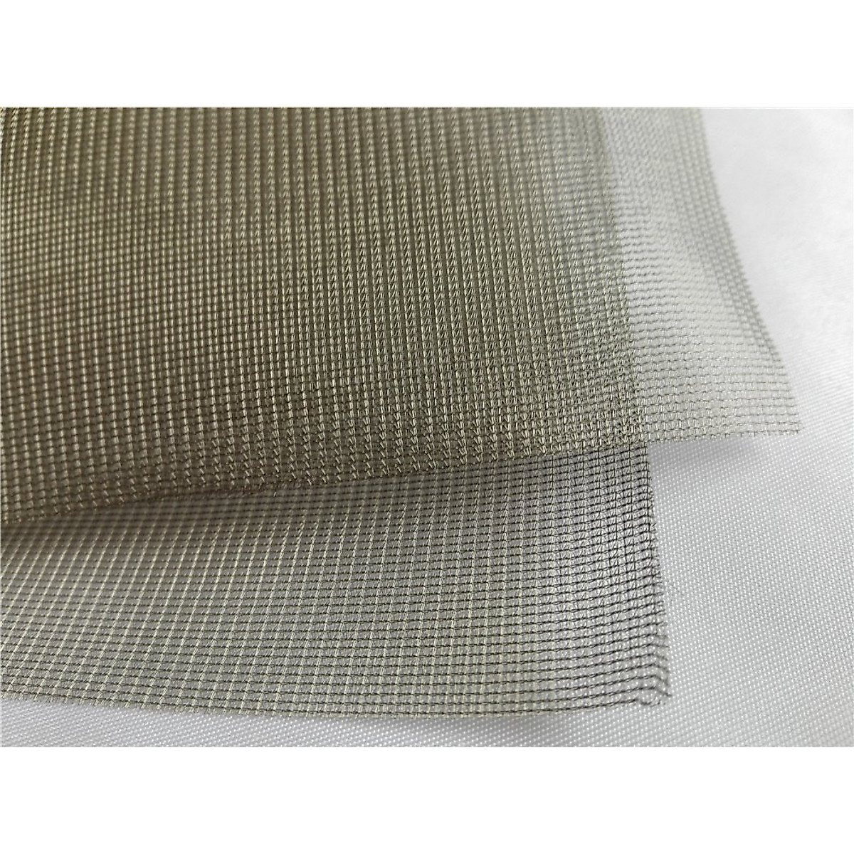 Copper Mesh Gauze Tulle Type Fabric Shielding RFID Reducing EMI EMF Usable in Wall Render or Concrete or Window Transparent Clear Feature 39x43 inch
