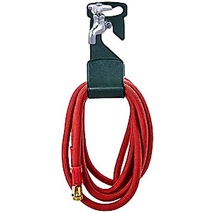 Riyyow Wall Mounted Hose Holder Household Car Wash Water Gun Hose Hose Hook Telescopic Hose Hook Garden Hose Storage Bracket (Color : Dark Green, Size : One Size)