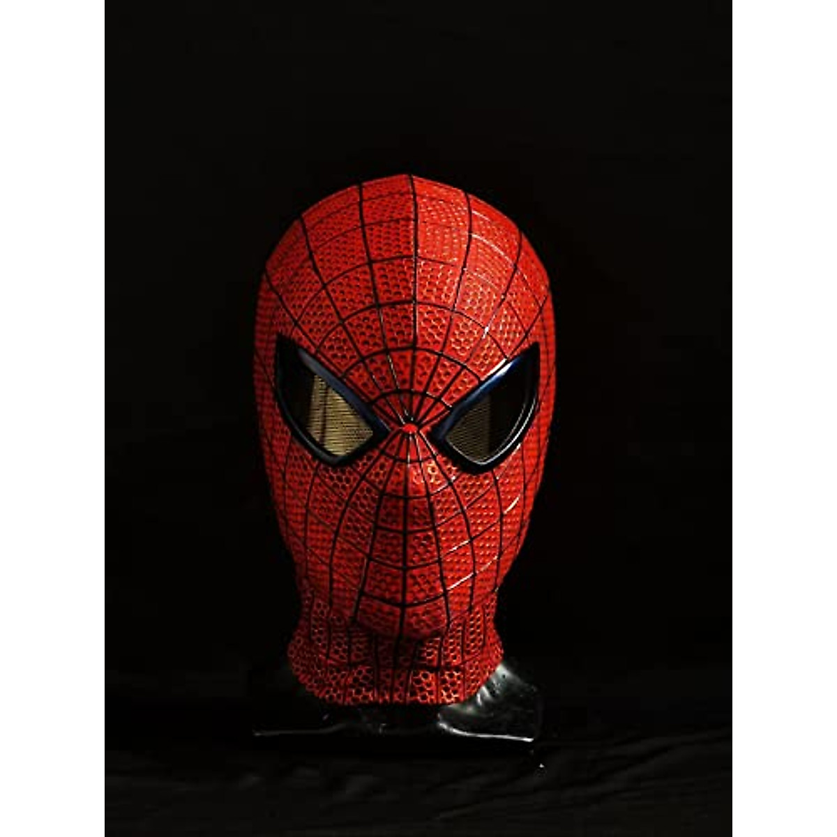 Superhero Mask Halloween Masks with Faceshell and Lenses, high quality handcraft Movie Prop Replica，Cosplay Costumes Mask (Adult mask, C)