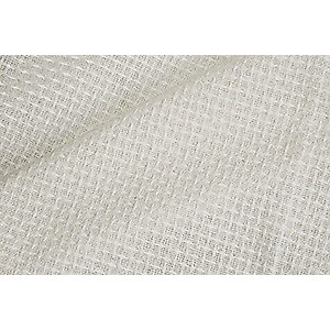 WHITEWRAP Kitchen Towels | 100% Cotton Dish Towels Premium Quality | 15"x25" Pique Weave Cream 6-Pack | Hand Towels, Tea Towels, Dish Cloths| Highly Absorbent Bar Towels