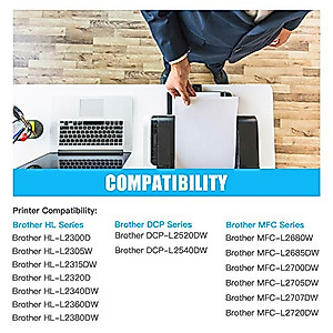 DIGITONER Compatible Toner Cartridge Replacement for Brother TN630 TN660 TN-660 High Yield for use in Brother DCP-L2540DW/L2560DW/HL-L2300D/L2360DW/L2380DW/MFC-L2680W/L2685DW [Black, 6 Pack]