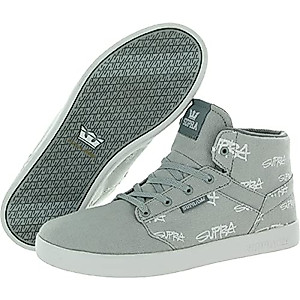 Supra Kids Yorek HIGH Grey Print/White-M 58048-944-M Size 4